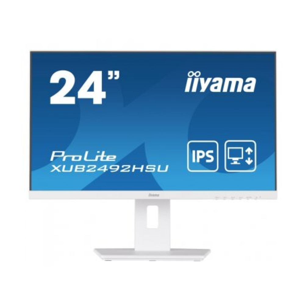IIYAMA monitori : IIYAMA Monitor 24'' WHITE, ETE IPS-panel,
