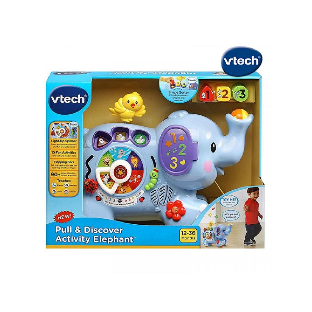 VTECH Activity slonče na vuču | cena, akcija – DotMa ...
