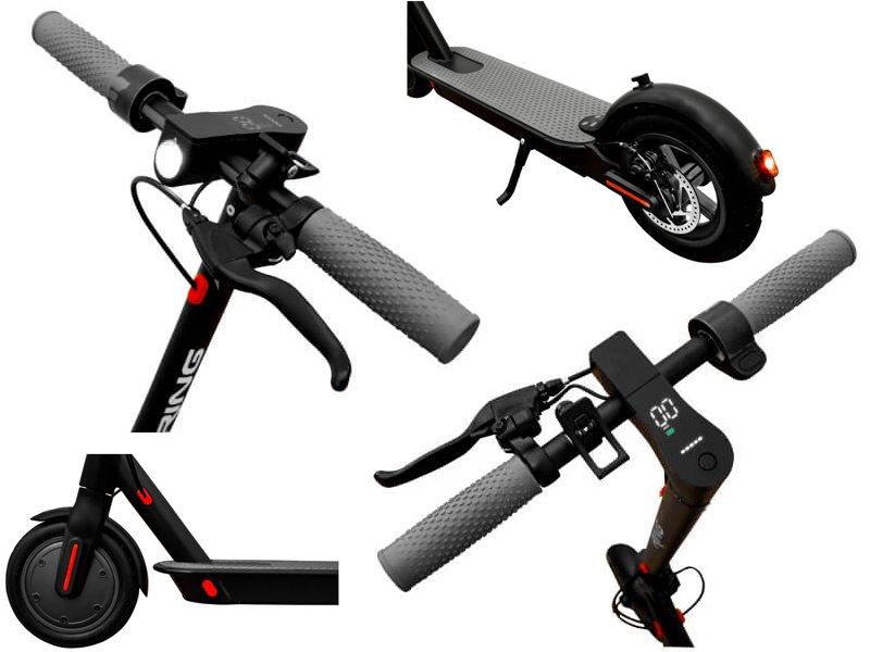 RING Trotinet RX2 SET Black 300W/120kg (Kaciga, Torbica,