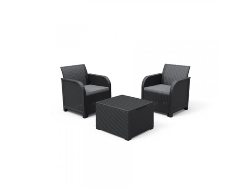 Bastenske garniture : KETER ROSALIE Balkonski set, grafit ...