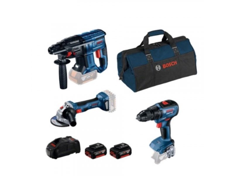BOSCH plavi alat GBH 180-LI + GSR 18V-50 + GWS 180-LI Set ...