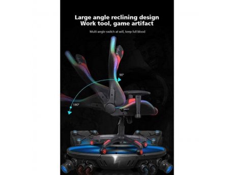 AULA Gaming stolica F8041, crno-siva RGB | cena, akcija