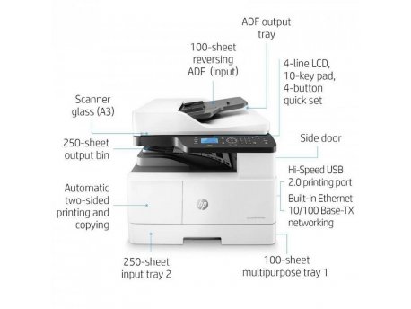 HP LaserJet MFP M443nda A3, 8AF72A | cena, akcija – Do ...