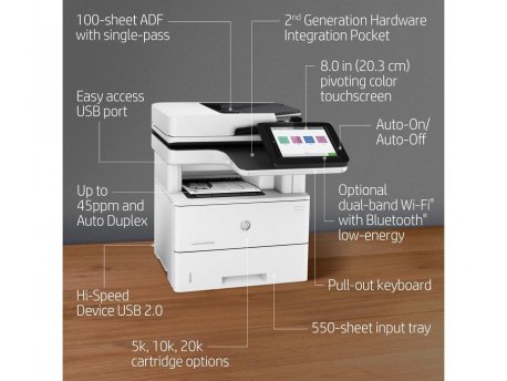 Multifunkcijski štampači : HP Enterprise MFP M528dn (1PV64A)
