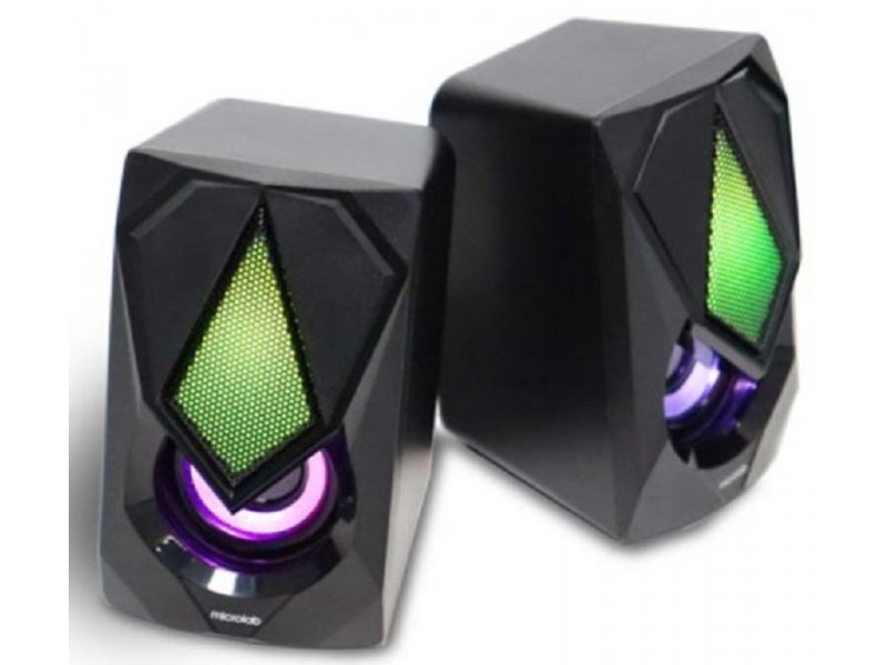Zvucnici : MICROLAB B-25 Stereo zvucnici black, 6W RMS (2 ...