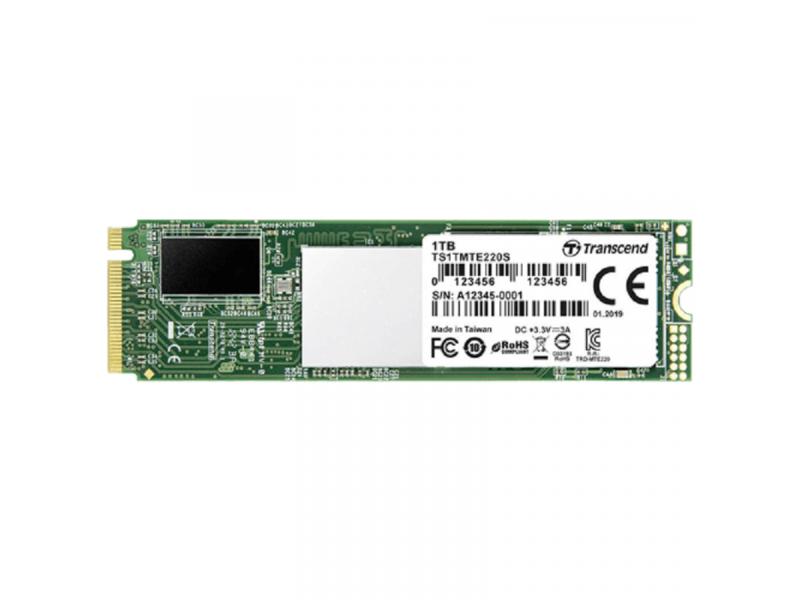 TRANSCEND TS1TMTE220S M.2 SSD 1TB NVMe, 2280, PCIe Gen3x4 ...