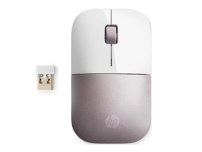 Tastature i misevi : HP Z3700 Wireless Mouse Pink White (4VY82AA)