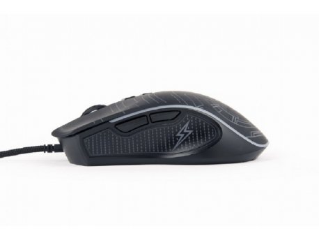 Tastature i misevi : GEMBIRD USB LED gaming miš, crni (MUSG-RGB-01)