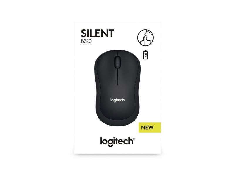 LOGITECH B220 Silent, bežični miš, crni | cena, akcija ...