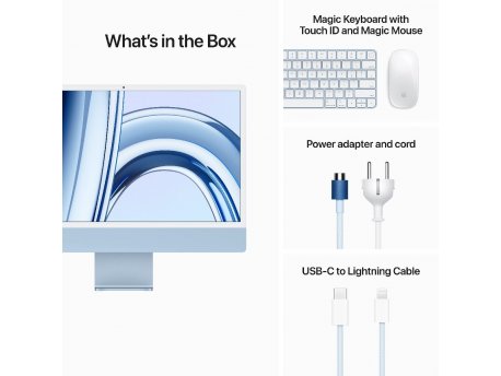 All-in-One računari : APPLE IMAC 24: BLUE/M3 8C CPU/10C ...