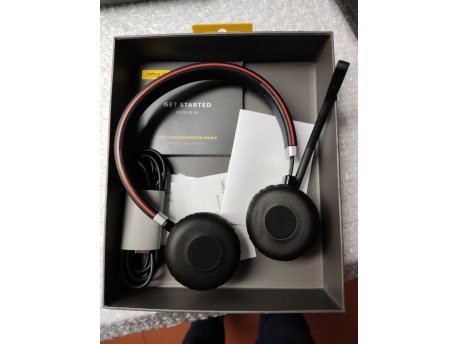 Slusalice i Mikrofoni : JABRA Evolve 65 SE, black/red OUTLET