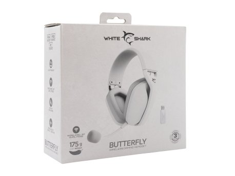 Slusalice i Mikrofoni : WHITE SHARK GH 2442 Butterfly Bele ...