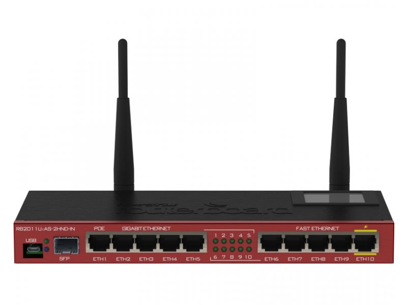 Mrežna oprema : MikroTik RouterBOARD RB2011UiAS-2HnD-IN ...