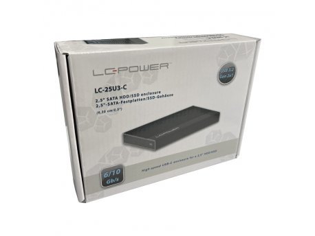 LC POWER HDD rack2.5 LC-25U3-C SATA USB3.2 Gen2x1 USB-C ...
