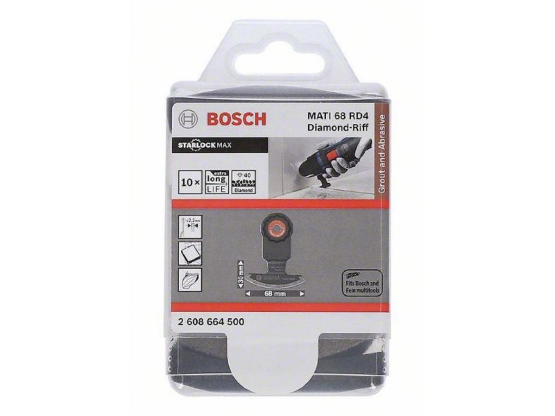 BOSCH RB - 10kom MATI68 RD4 2608664500, 68 x 30 mm