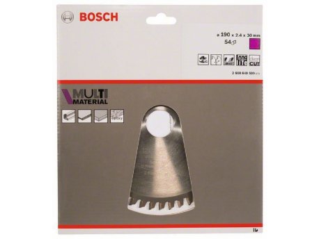 BOSCH List kružne testere Multi Material 190 x 30 x 2.4 ...