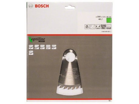 BOSCH List kružne testere Optiline Wood 200 x 30 x 2.8 mm.