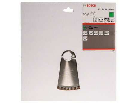 Setovi alata : BOSCH List kružne testere Optiline Wood 216 ...