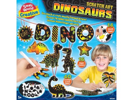 PERTINI Kreativni set ogrebi sliku dinosaurusa (37264)