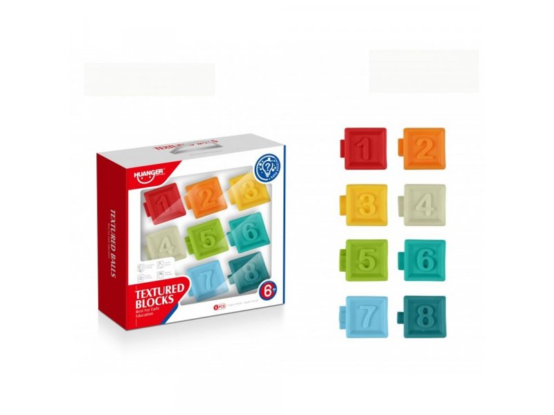 Igračke za bebe : Huanger Taktilne kocke nizalice