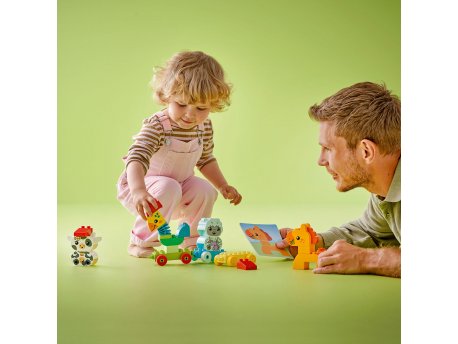 LEGO kocke : LEGO DUPLO 10412 Životinjski voz