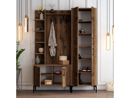 HANAH HOME Cipelarnik sa čivilukom Viyana DA Walnut | cena,