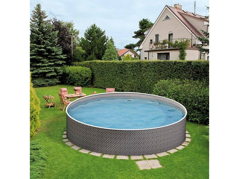 Bazeni i oprema : MOUNTFIELD Bazen AZURO ratan 4,6 x 1,2 m